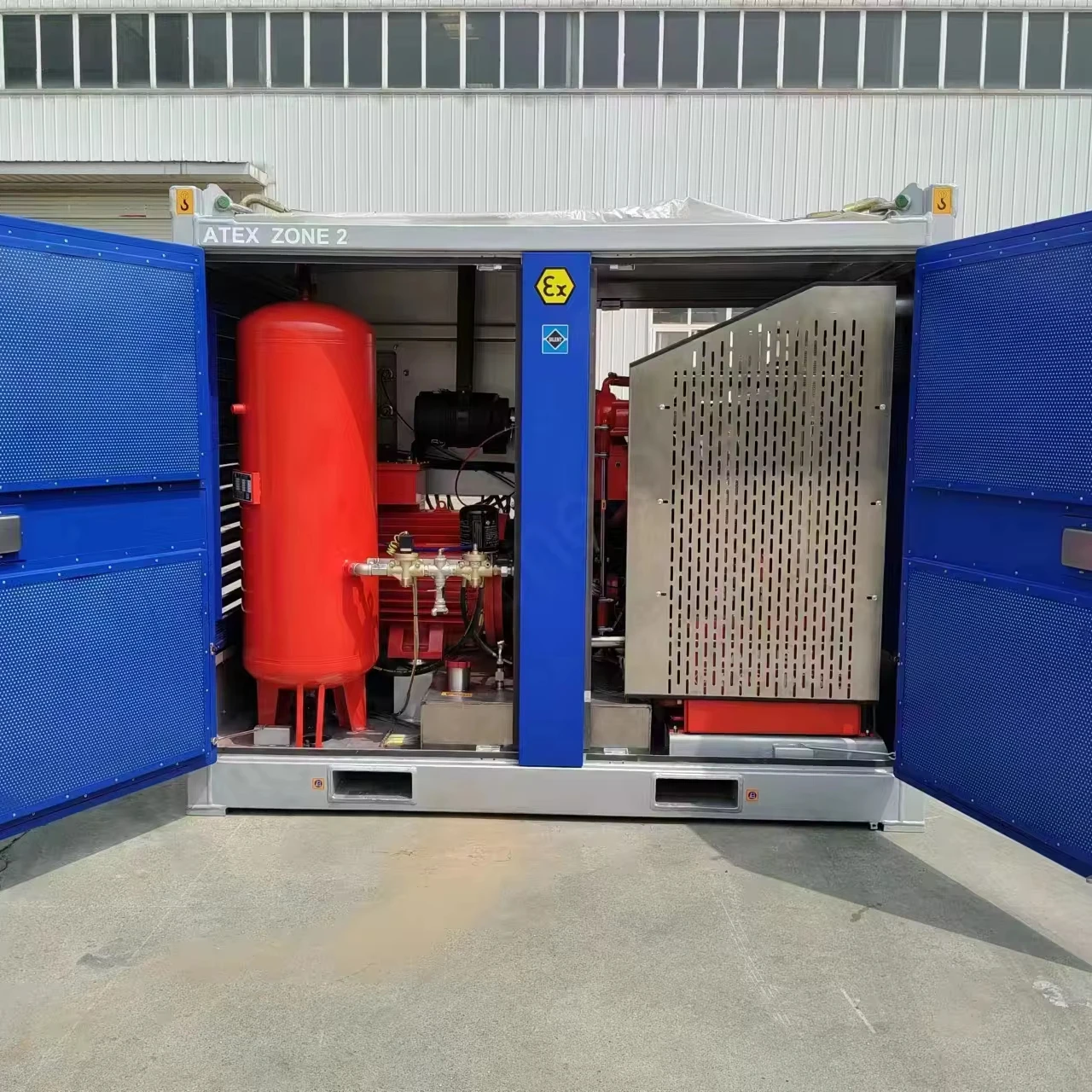 60kva Integrated Zone 2 Atex Explosion-Proof Diesel Generator DNV 2.7-1 ...