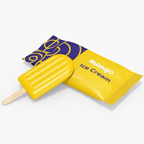 Custom Printed Ice Packaging Bags for Popsicles - OEM Available