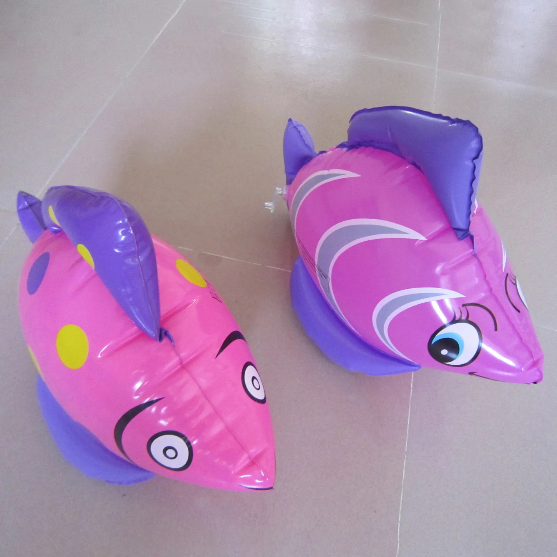 Inflatable Purple Fish Cartoon Water Toys For Children And Adults Cute ...