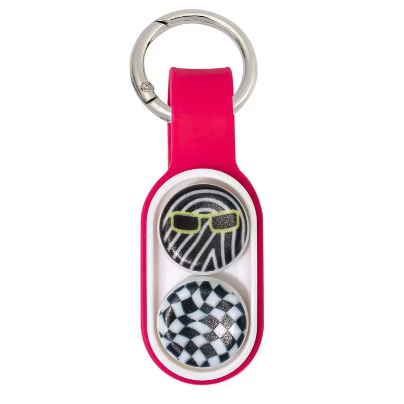 Most Popular Tiktok Poppuck Fidget Toys Set Keychain Silicone Pops Puck ...