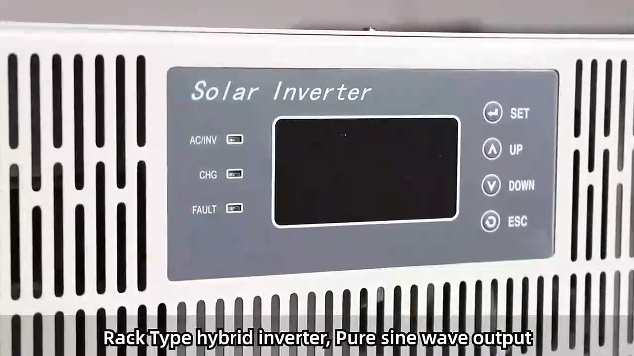 Off-grid Rack Mounted Solar Hybrid Inverter 24v 50a Built-in Mppt ...