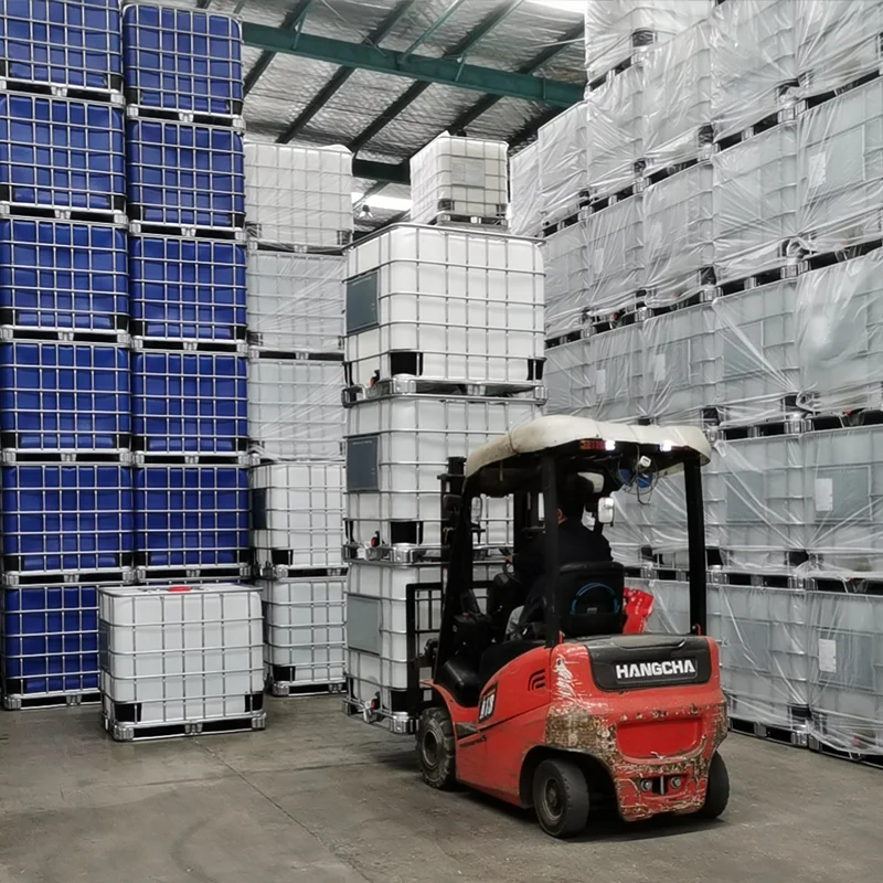 High Strength 500L IBC Container for Chemical Storage - Recyclable HDPE ...