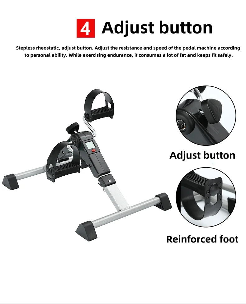 Mini Foldable Exercise Bike Stepper Eco-Friendly Home Use Trainer for ...