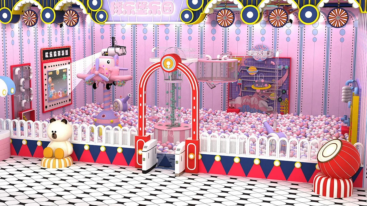 Indoor Amusement Equipment Ball Pool Sprinkle Ball Game Machine ...