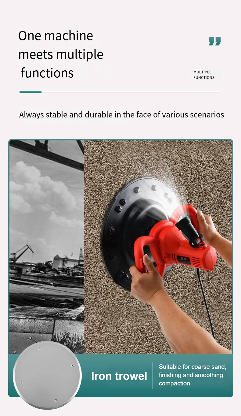 Efficient Wall Plastering with GZD Electric Trowel Machine