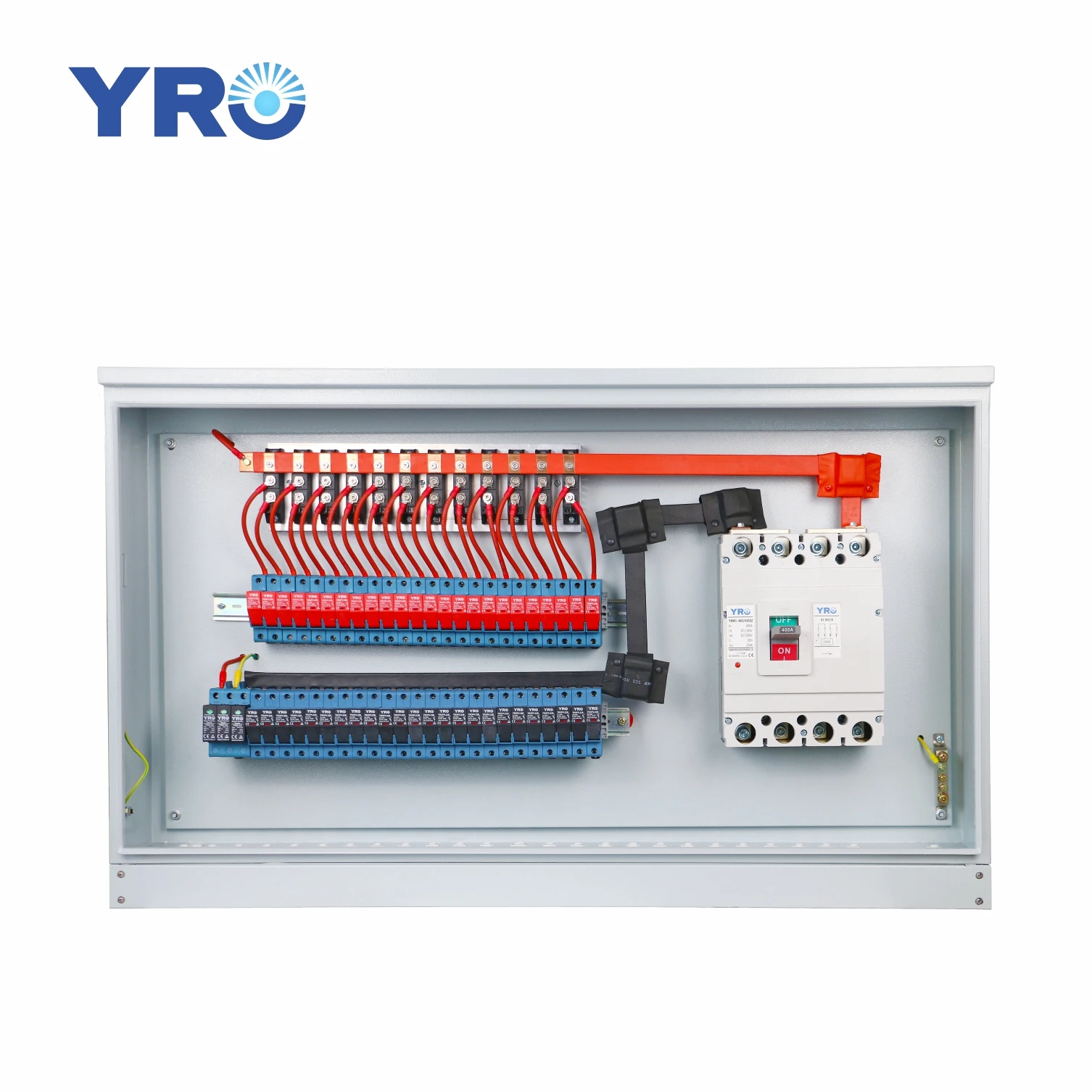 Ip65 steel enclosure PV combiner box 24 string for solar panel Solar Dc ...