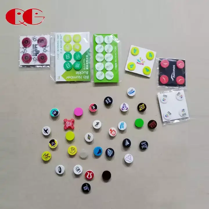 Marathon Race Number Magnetic Race Bib Holders Running Fix Clips Number ...