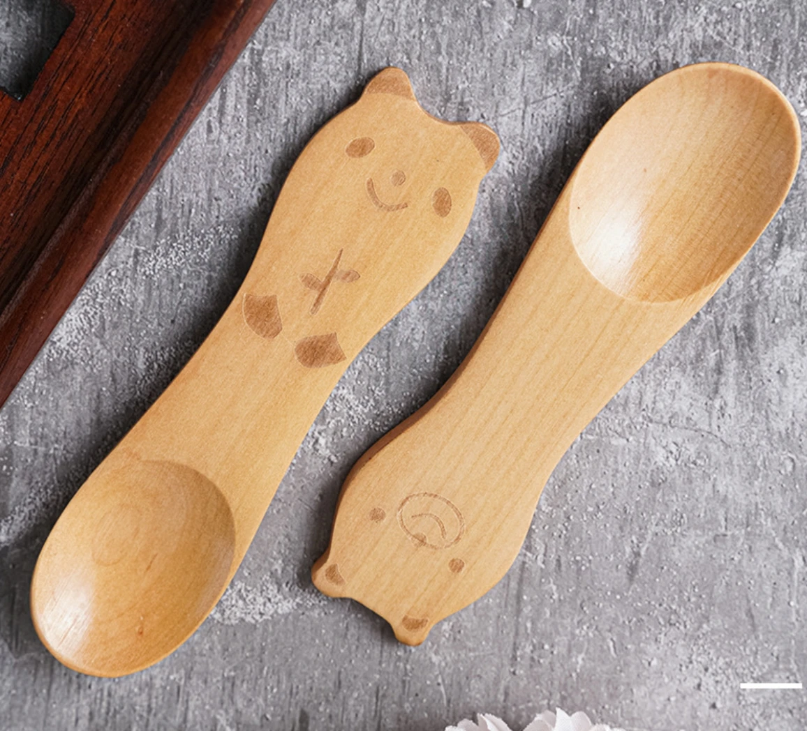 Natural Biodegradable Bulk Acacia Wood Spoon/forks/knives Mini Wooden ...