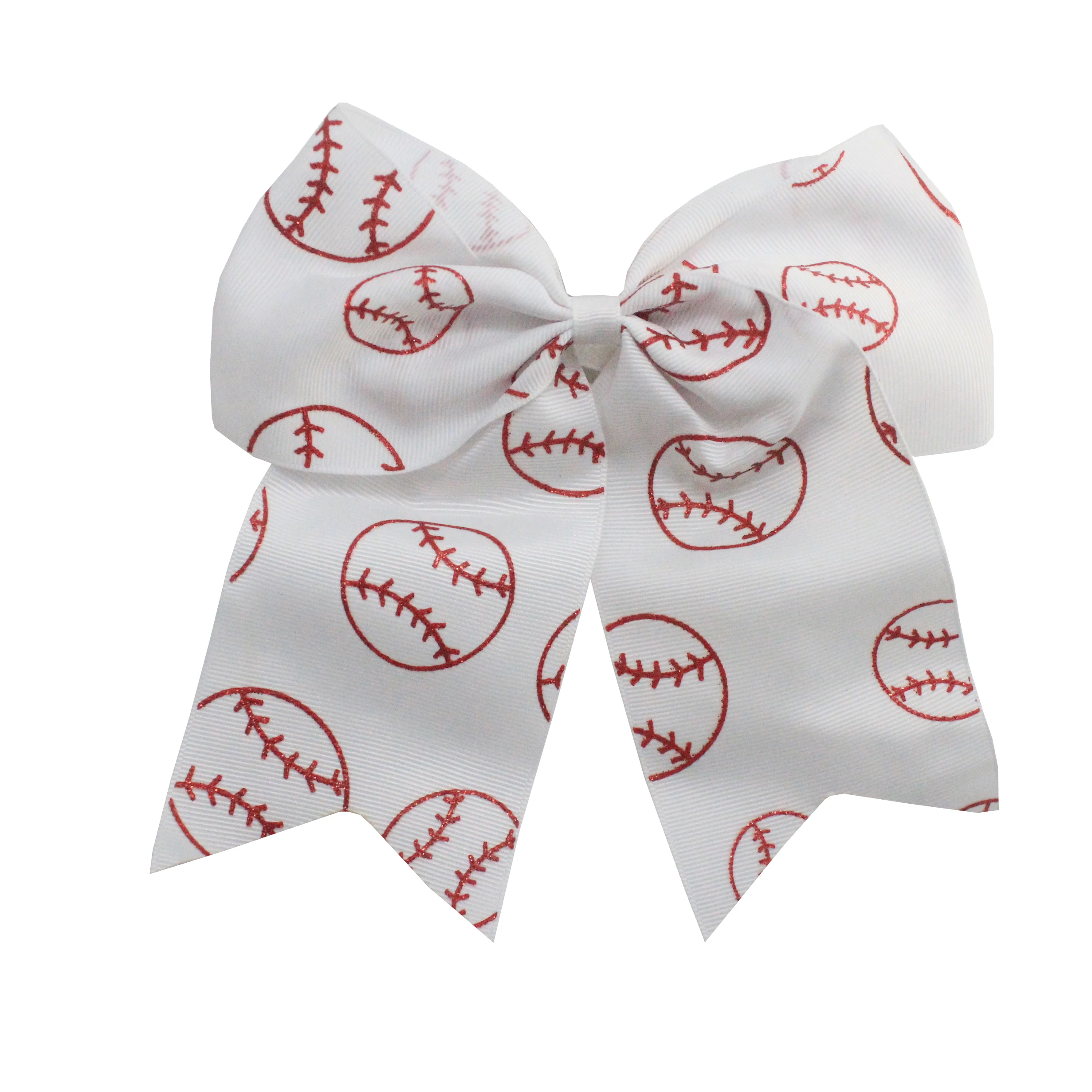 Children Football Softball Volley Tennis Ball Cheerleading Bow Hair ...