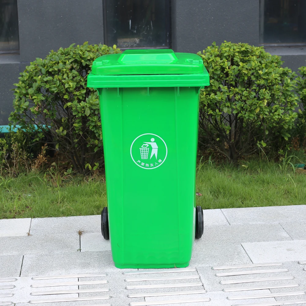360L Outdoor Plastic Garbage Container - Durable & Sustainable