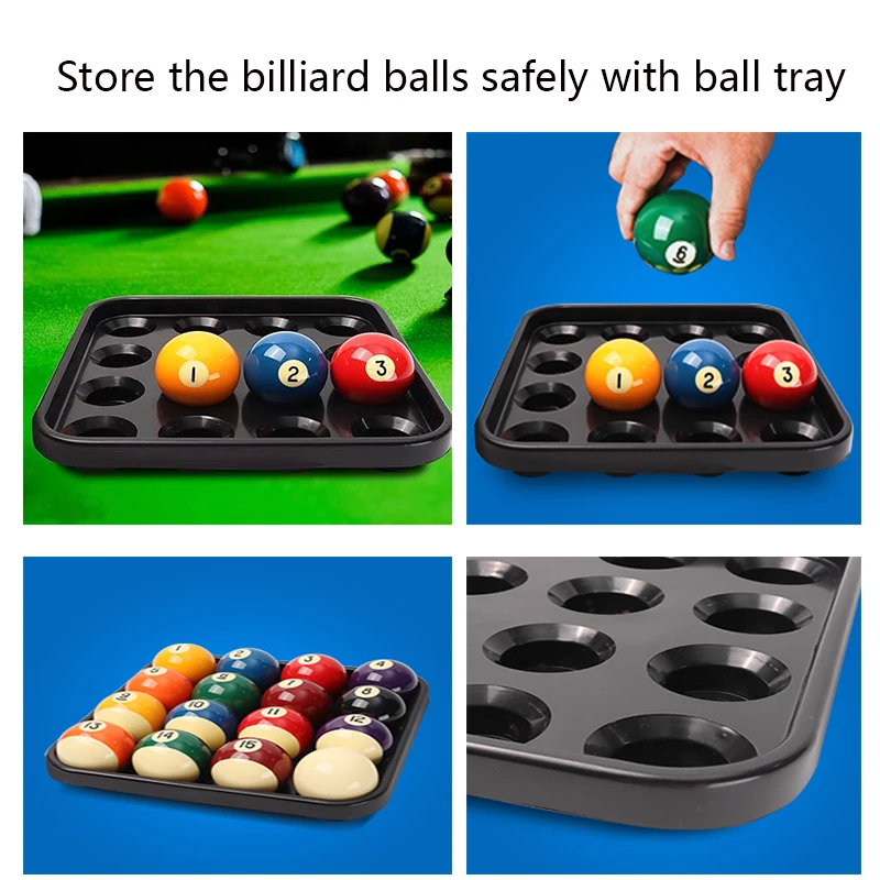 2-1/4 Inch 16 Holes Plastic Pool Ball Tray 57.2mm Billiard Ball Holder ...
