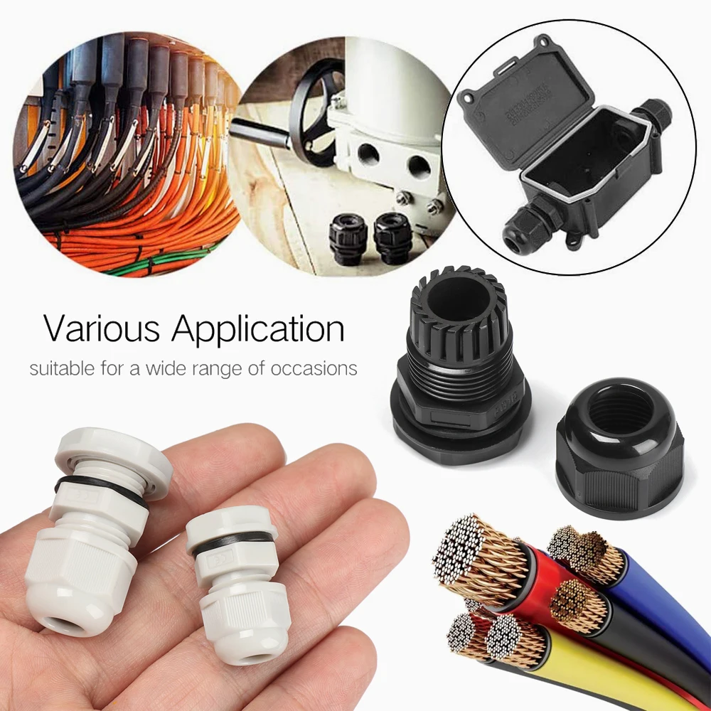 Pg7/pg9/pg11 Cable Entry Cord Grip Nylon Cable Gland Ip68 Mg25 Cables ...
