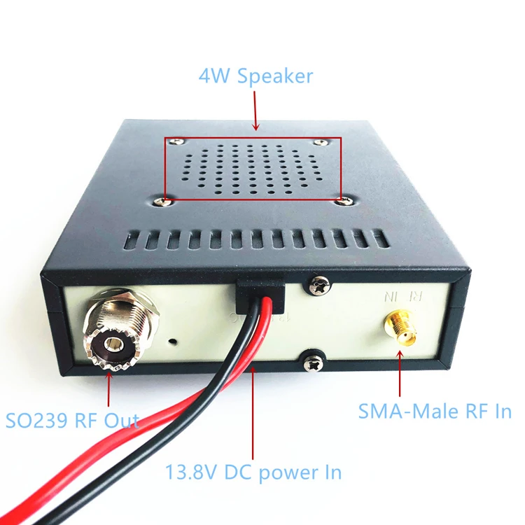 VR-P25U RF Radio Mate Signal Booster - 2-6W Input, 30-40W Output