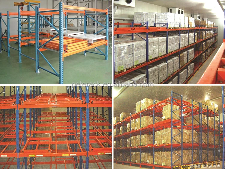 Peterack Industrial Push Back Rack Heavy Duty Racking System Warehouse ...