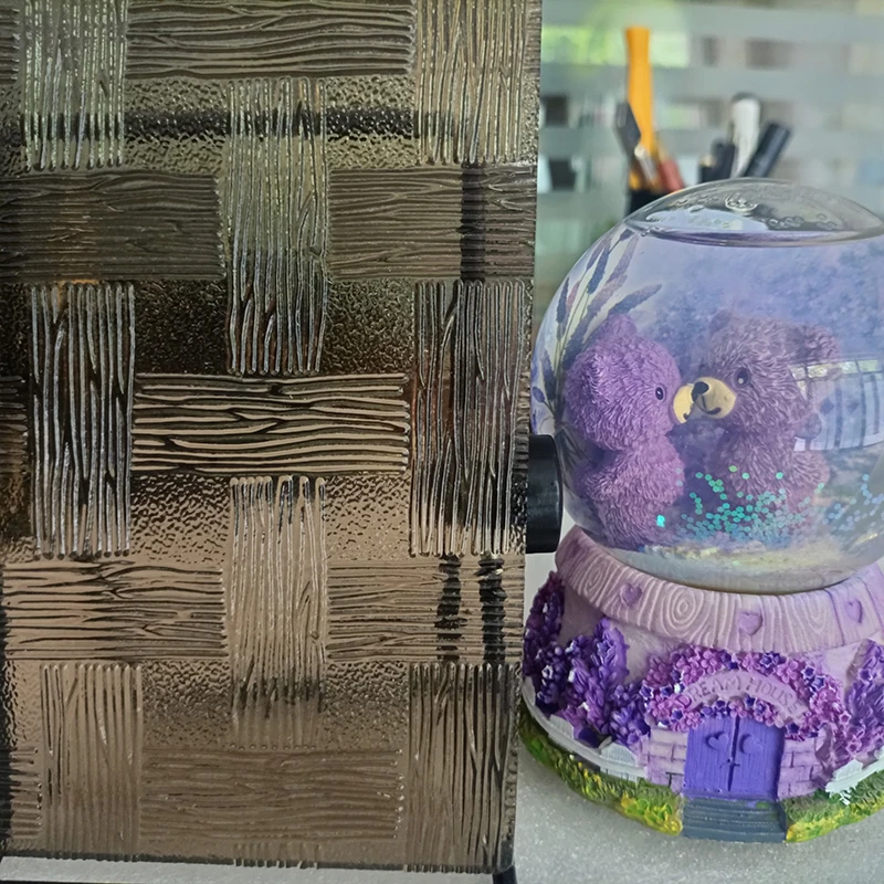 5mm Clear Patterned Glass Clear Pattern Manufacturer Shower Fluted ...