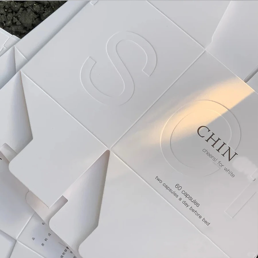 Accepting Customized 350gsm White Cardboard Boxes With Full-Color ...