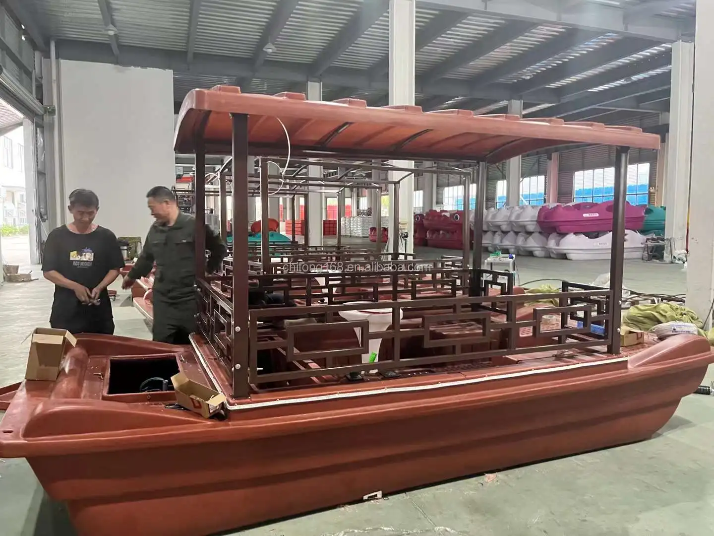 Chinese Classic Water Park Boat Water Electric Rowing Boat| Alibaba.com