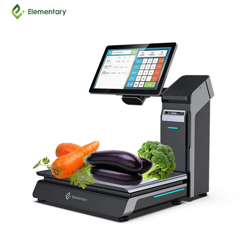 Digital Electronic Price Weighing POS Scale With Printer Barcode Labels ...