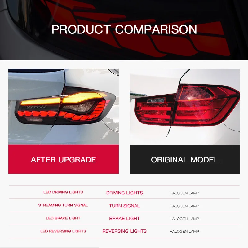 Cy F30 F35 Taillight 2009-2018 Year Rear Lamp For Bmw 3 Series F30 ...