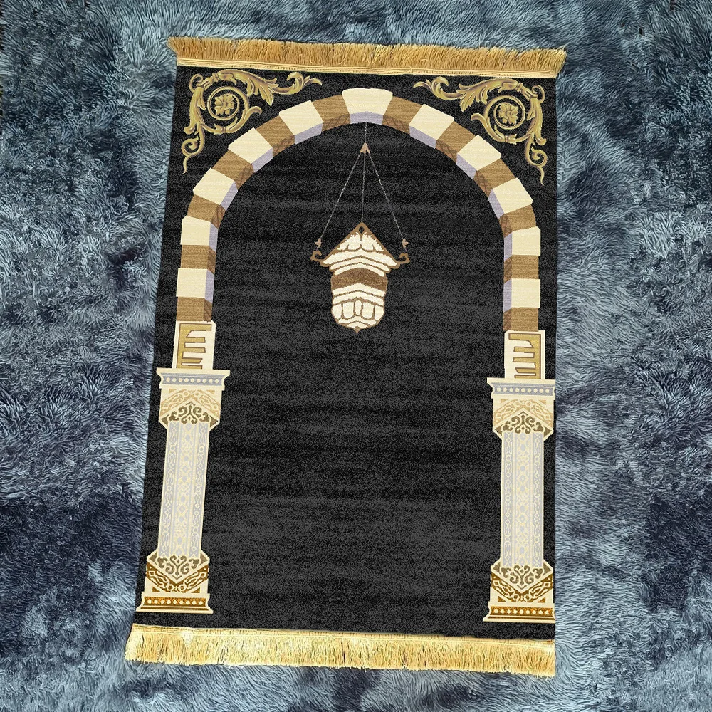 Muslim Prayer Rug-Islamic Turkish Velvet Rugs-Great Ramadan Gifts ...