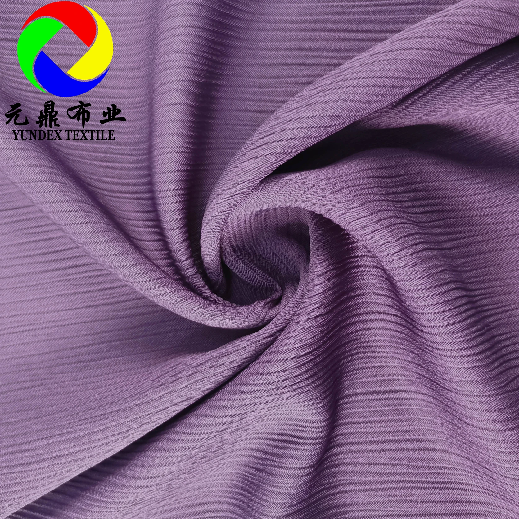 High Quality Korean Black NIDA YORYO Crepe Fabric