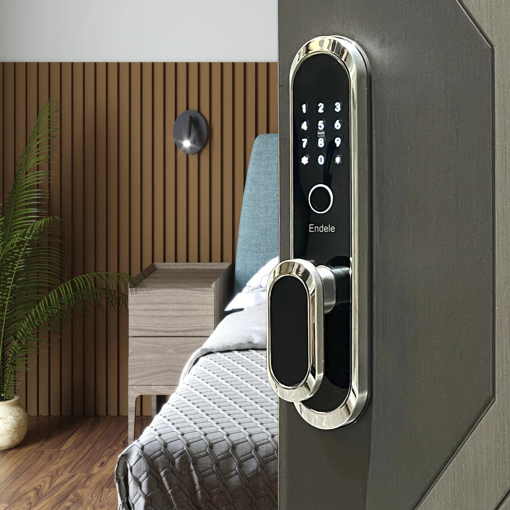 Sliding Door Lock Double Sided Fingerprint Lock Tuya Wifi Zigbee ...