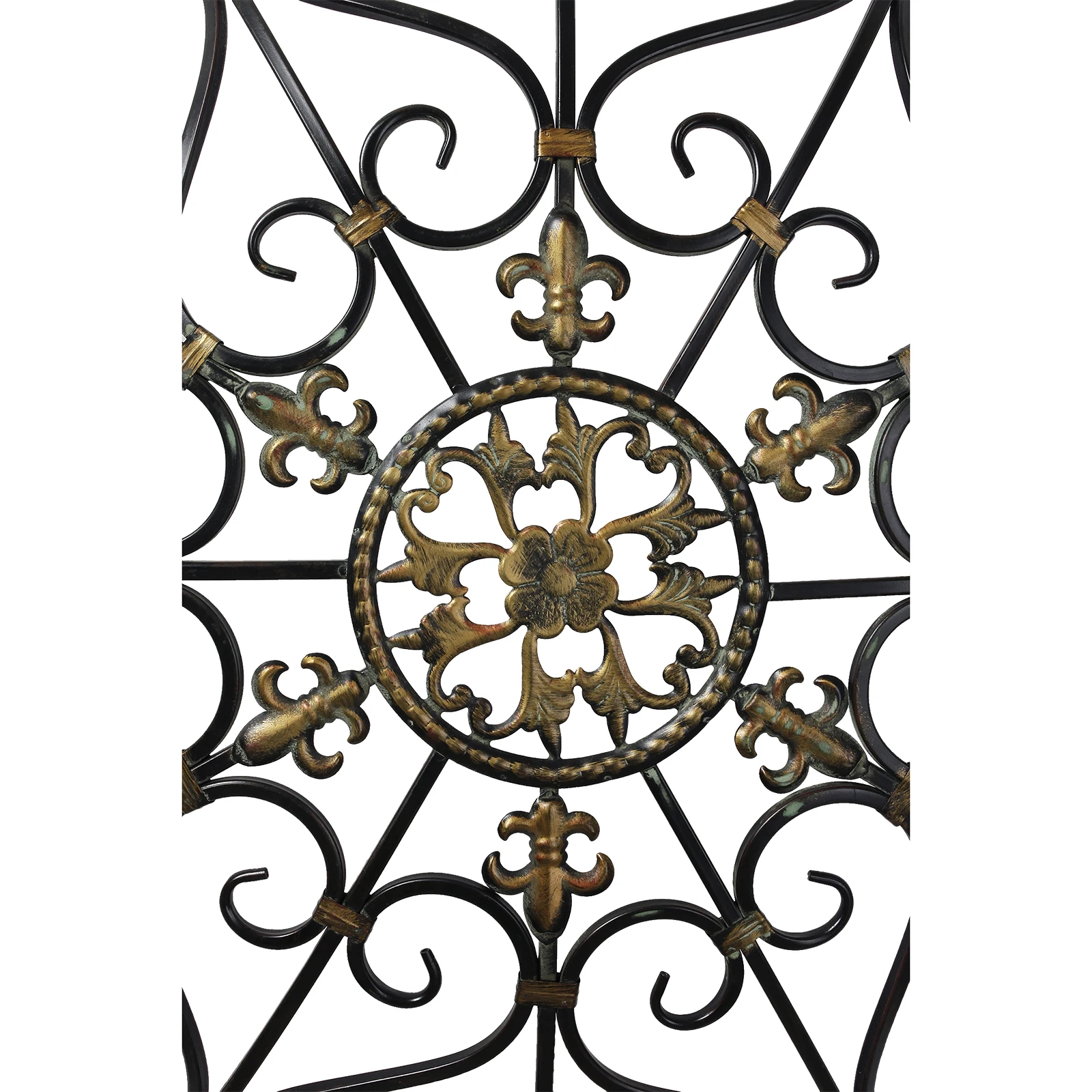 Luxury Round Metal Wall Art Rustic Home Decor With Ornate Pattern,Metal ...