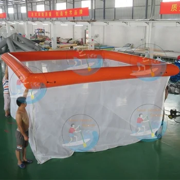 Inflatable Swimming Enclosure Portable Floating Pool Enclosure,Nettle ...