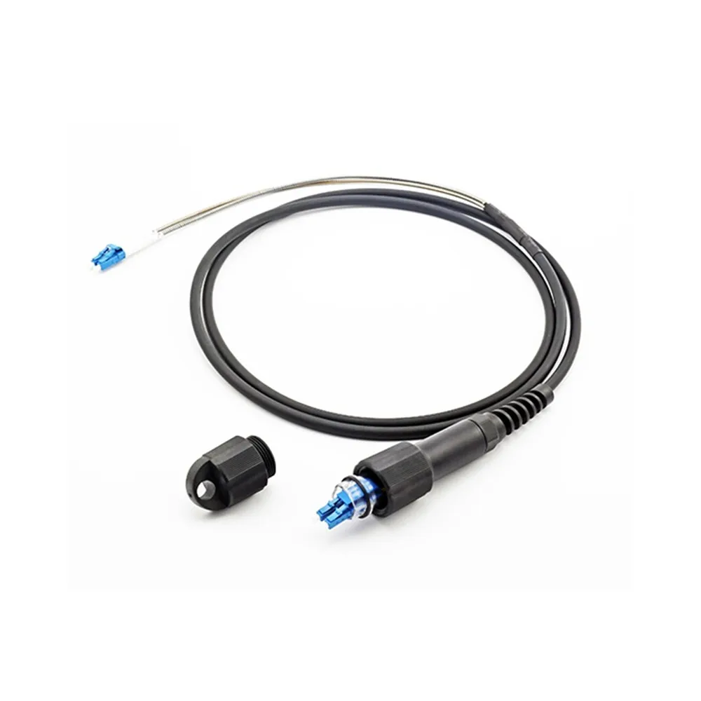 Chinese Factory Fiber Optic Pdlc Patch Cord Armored Dual Lc Waterproof ...