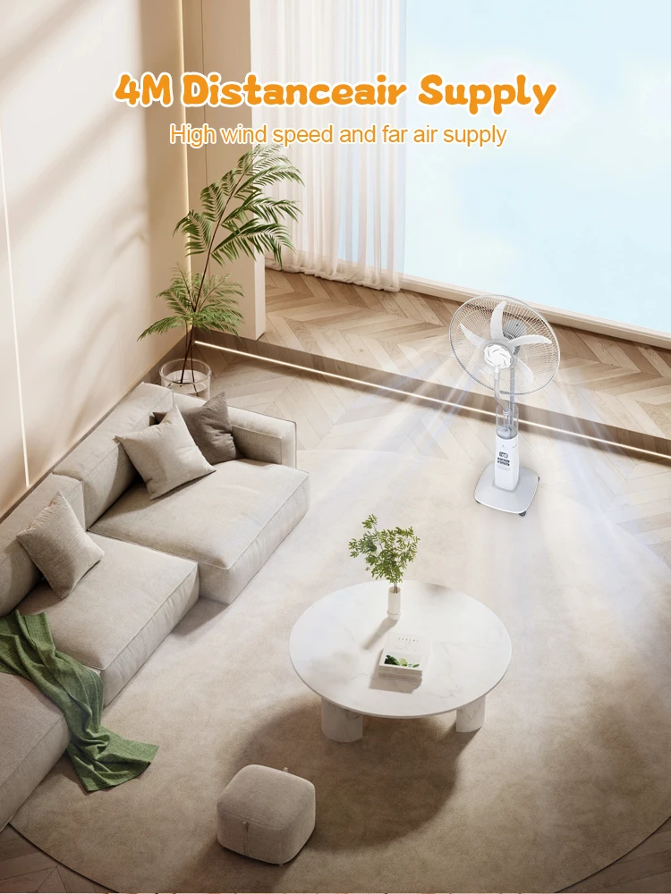 High Quality 18 Inch Portable Water Cooling Rechargeable Mist Fan With ...