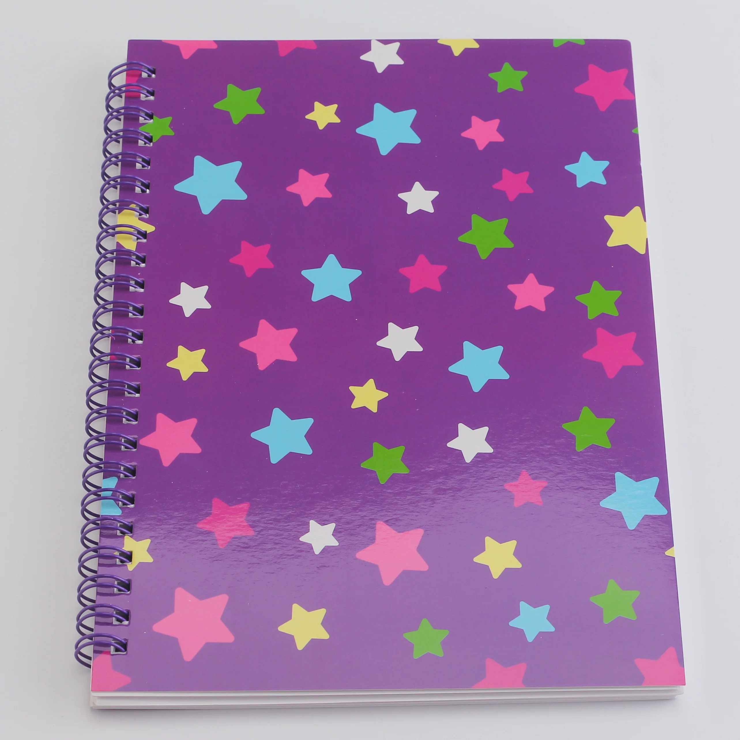 Custom Double Sprial Star Lined Notebook Notepad - Buy Small Size Cheap ...