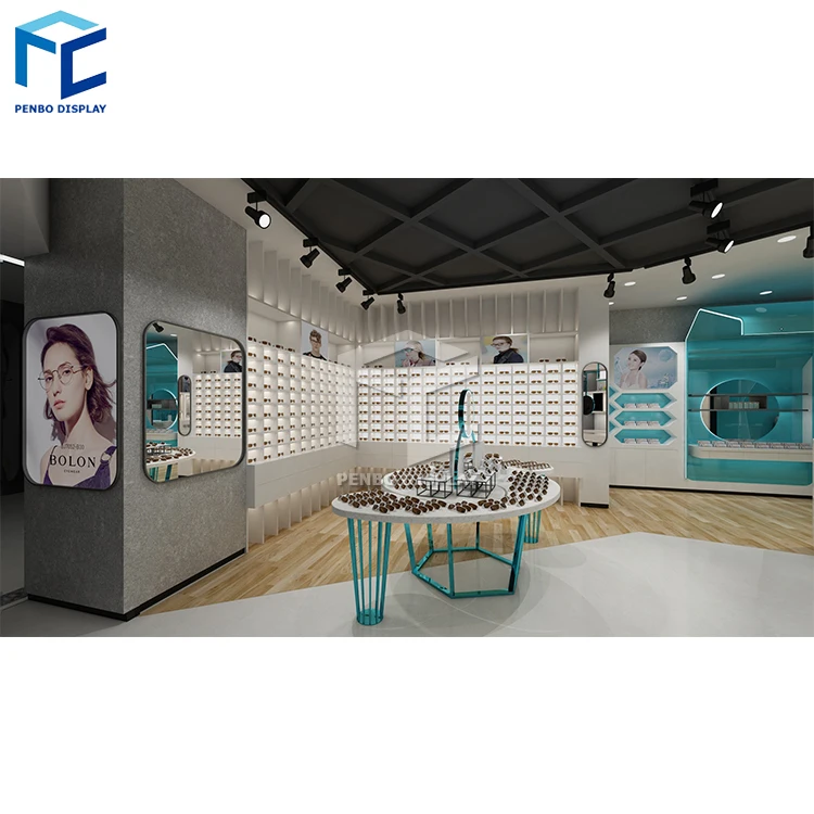 Retail Display Stores Eyewear Display Stand Optical Shop Display Design ...