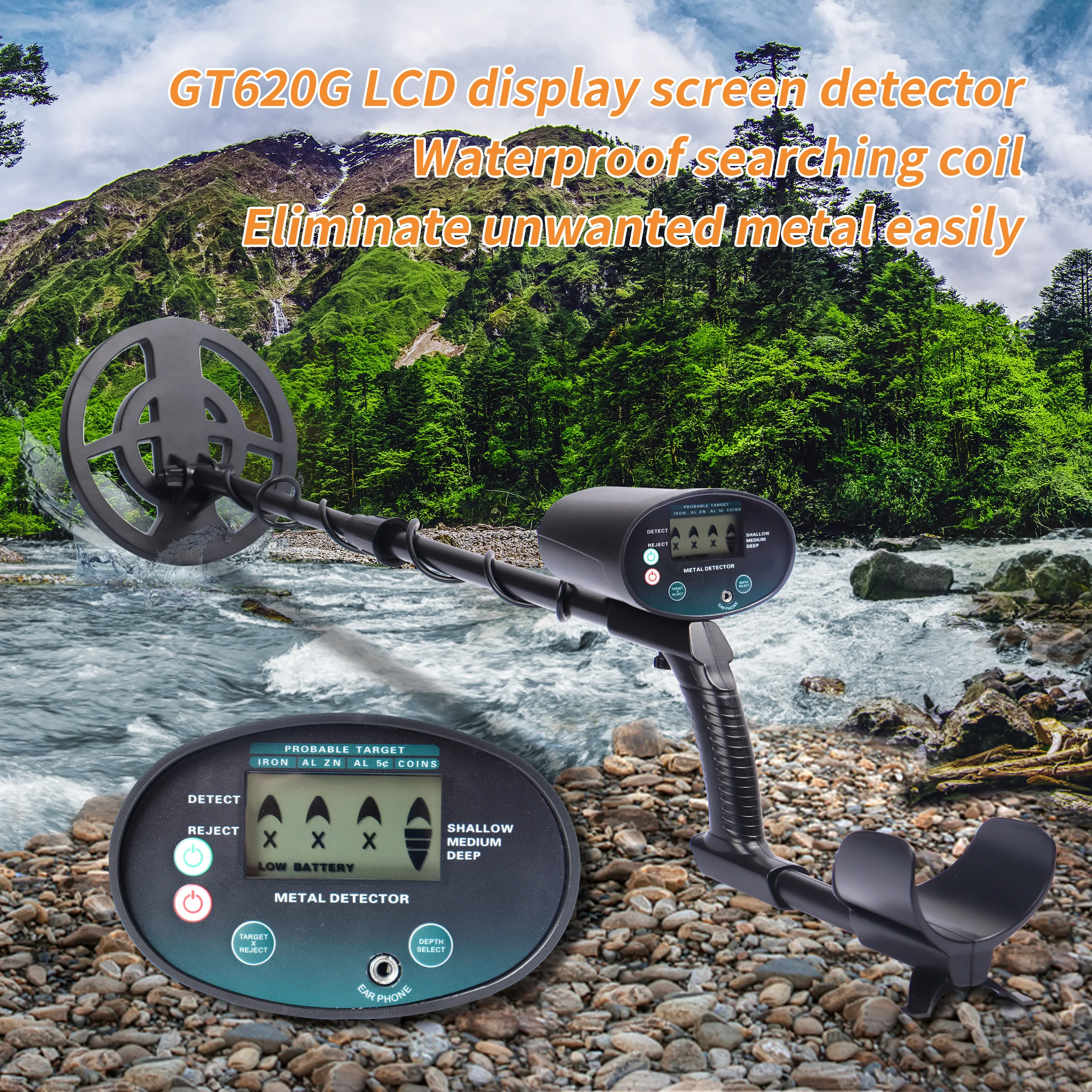 A1 Deep Underwater Hand Held Long Range Professional Industrial Metal ...