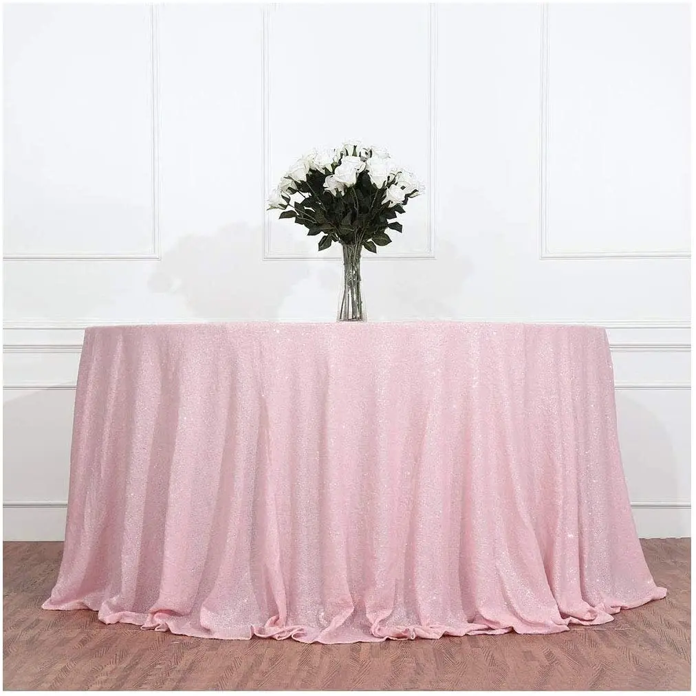 Fancy Birthday Party Event Banquet Table Cloth Linen Overlay Cover ...