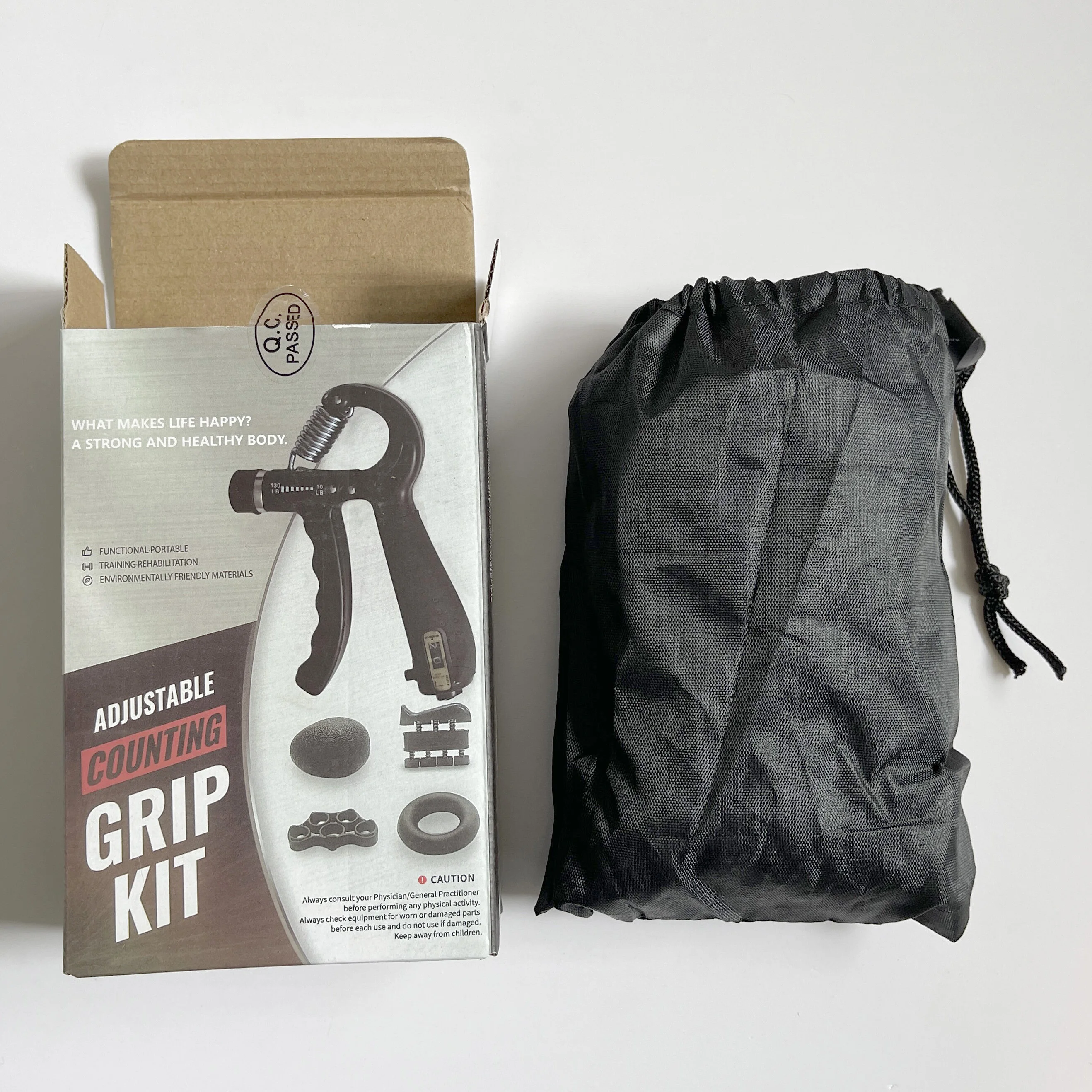 Tellus Custom Squeezer Forearm Grip Hand Exercise Hand Grip Ring Hand ...