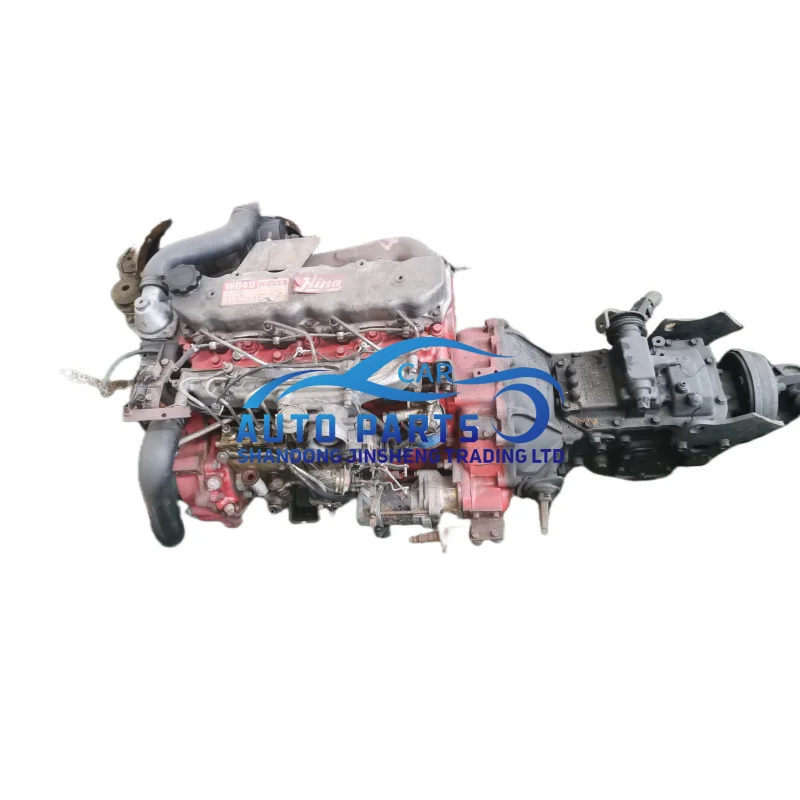 Japanese Original Used W04D Engine Motor Assembly With Gearbox For Hino ...