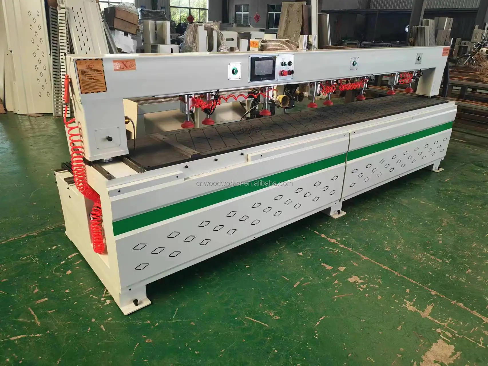 Triple Spindle Cnc Side Hole Drilling Machine Automatic Wood Boring ...