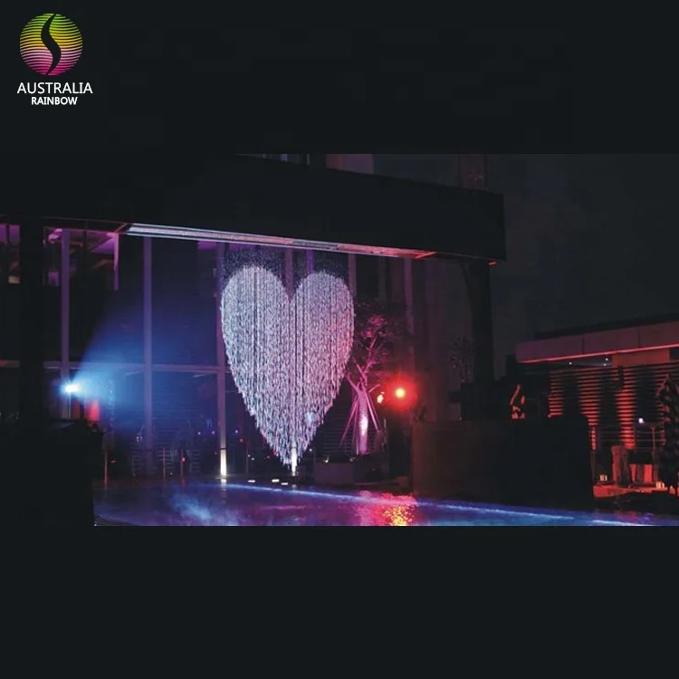 Modern Design Digital Water Curtain - Indoor Waterfall Fountain
