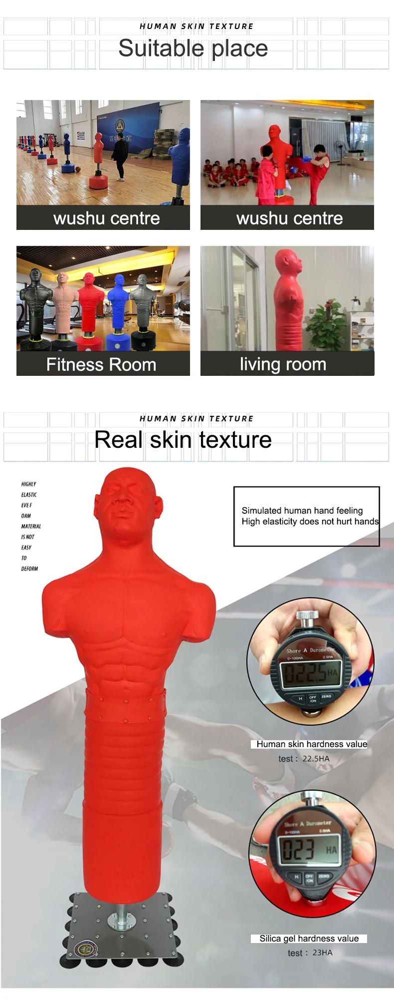 Silicone Dummy Household Tumbler Humanoid Boxing Sandbag Vent Sandbag ...