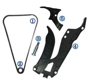 宝马n20原始设备制造商11318648732 11317621097 11317621099的4件正时链条套件导轨张紧器链轮发动机总成 ...