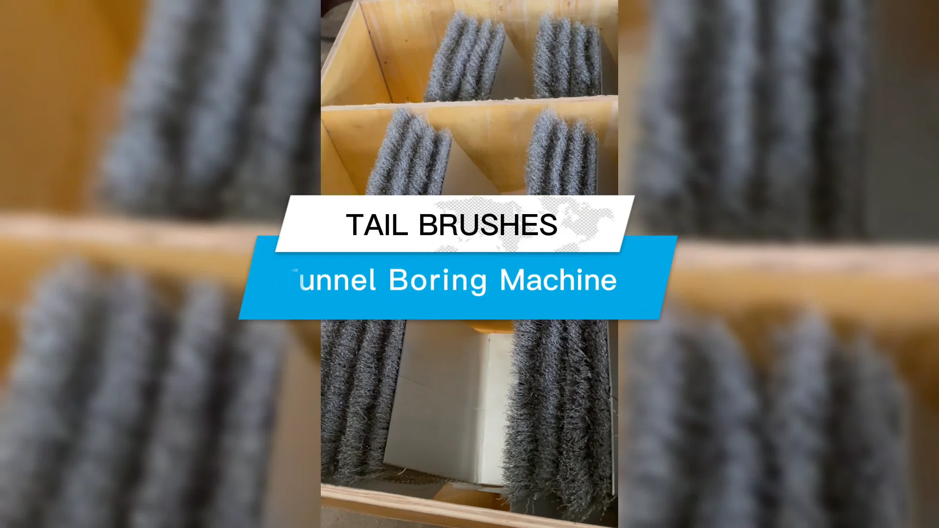 Tunnel Boring Machine Spare Parts Tbm Tail Brush For Trenchless ...