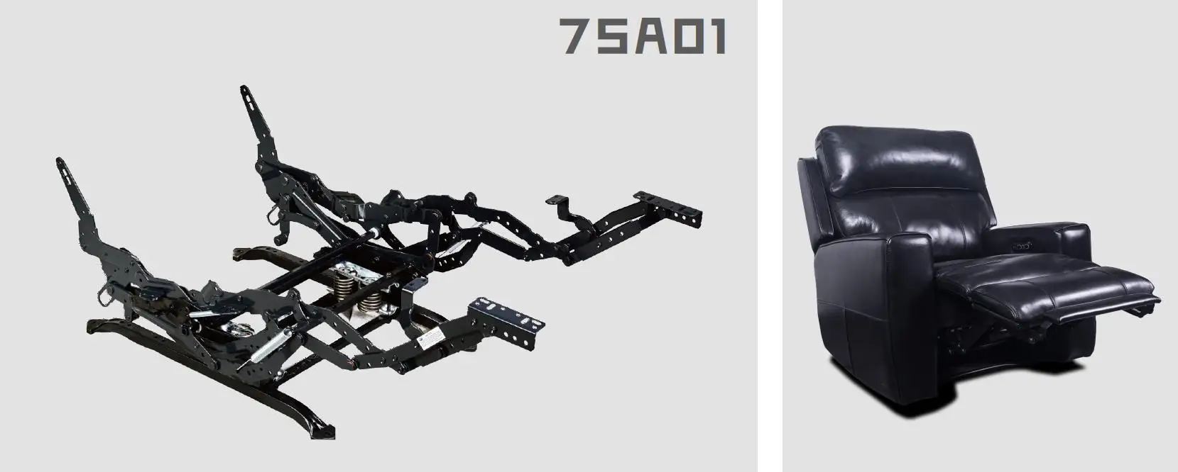 Living Room Swivel Rocker Recliner Sofa Chair Mechanism RMT 75A01