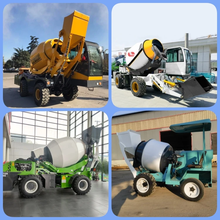 Concrete Transit Self-loading Concrete Mixer Truck Diesel Self-loading ...