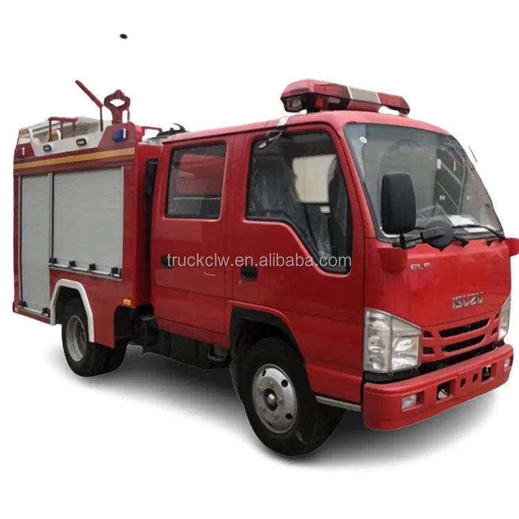1suzu Fire Fighting Tankers 5000l Ladder Tank Pumper Max Red Diesel ...