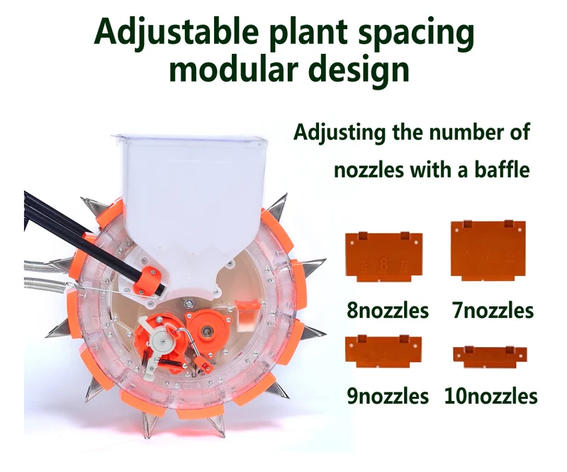 Mini Seederhand Push Drum Precision Small Seed Corn Wheat Vegetable ...