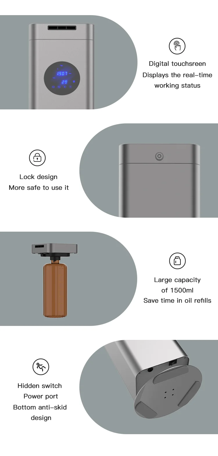 1500ml Luxury Stereoscopic Atomizing Scent Diffuser