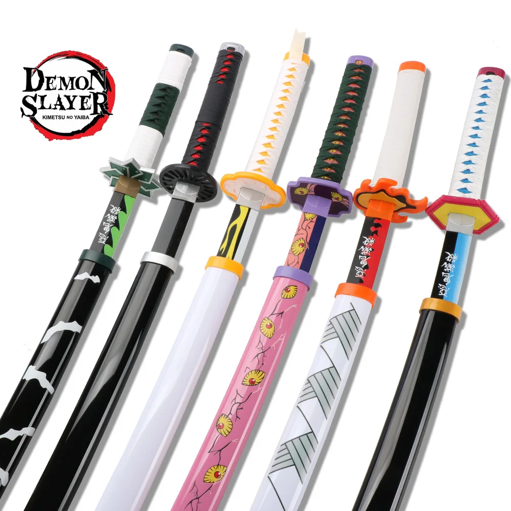 Zenitsu Cosplay Prop 41 Inches Demon Slayer Sword Tomioka Giyuu With ...