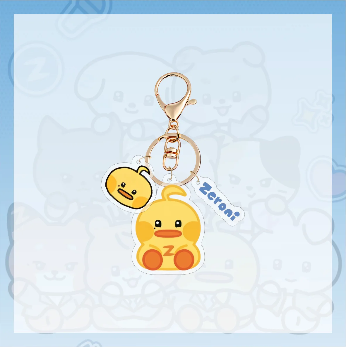 Acrylic Idol Pendant KPOP ZB1 Zeroni Plush Keychain ZEROBASEONE Cartoon ...