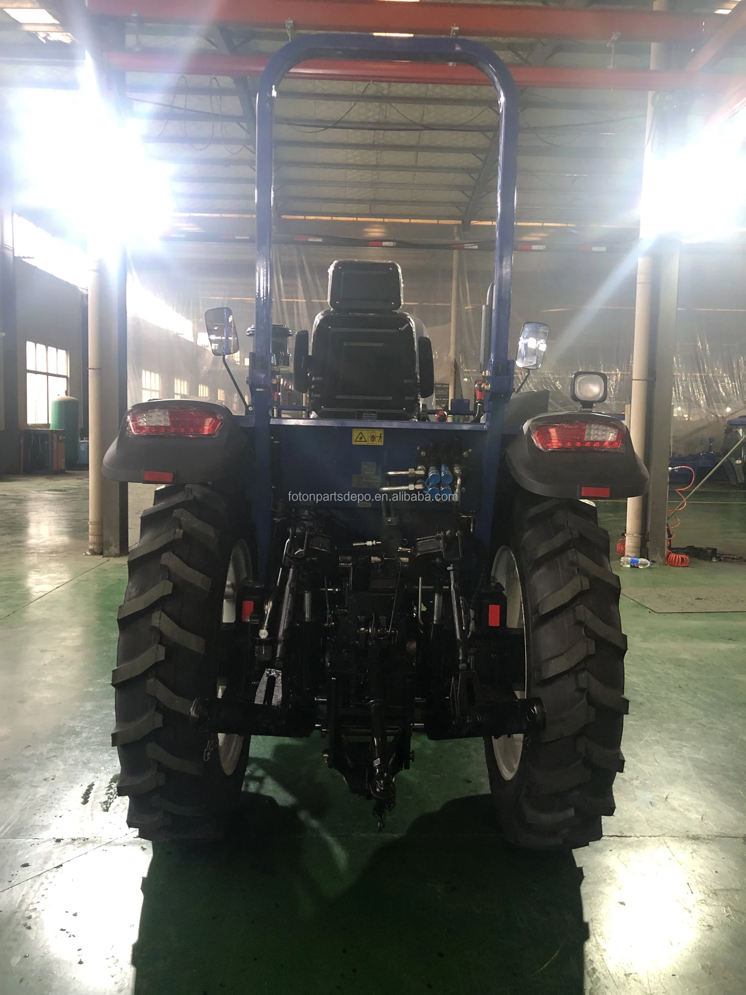 70HP Agricultural Tractor 4 Wheel Drive with Rops Agricultural Machinery & Equipment Farm ...