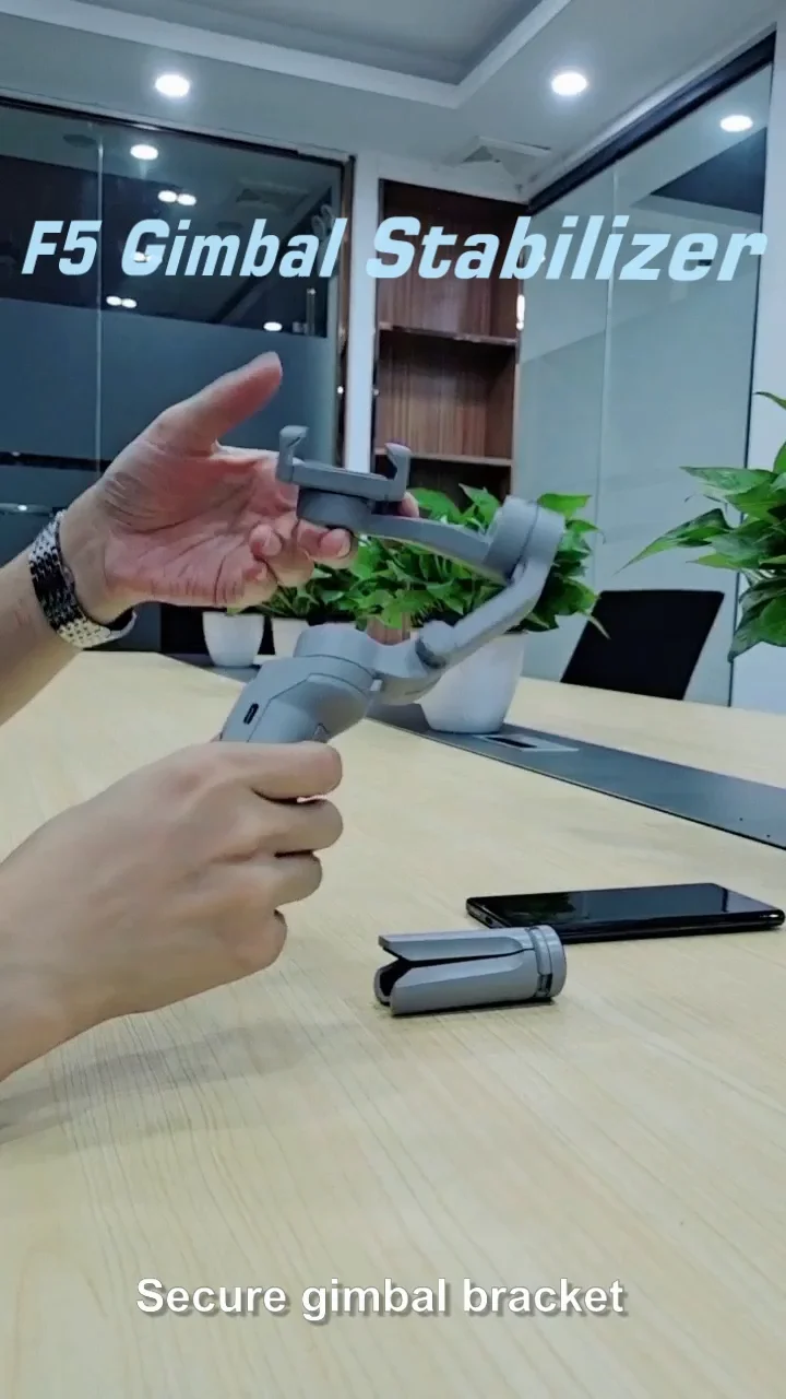 F5 3 Axis Portable Smartphone Stabilizer Smart Shooting Selfie Stick ...